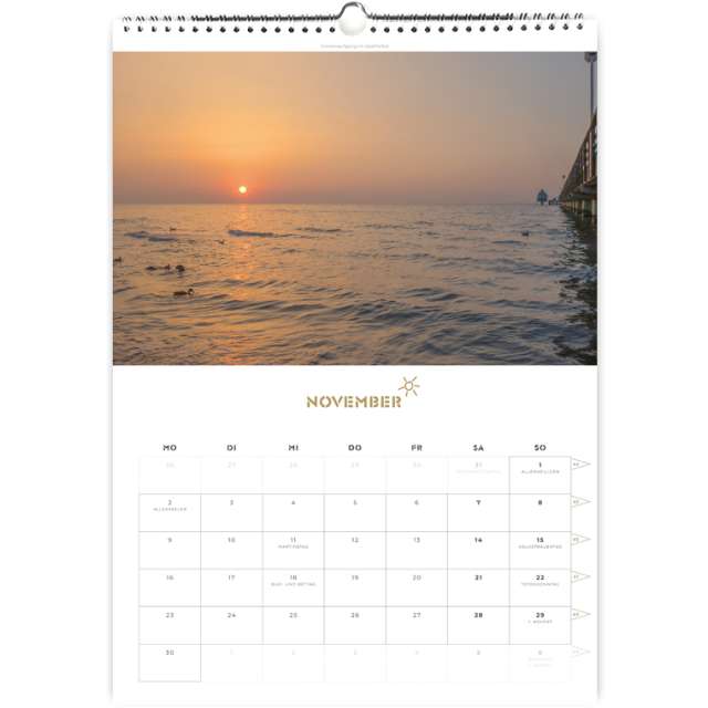 Wandkalender 2020 (DIN-A3) | Grömitz-Kalender